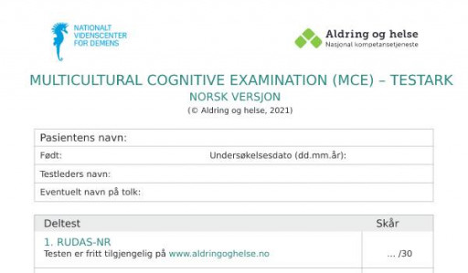 Skalaer og tester - Nasjonalt senter for aldring og helse