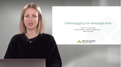 Ny Psyk-IT: Forebygging av fall hos skrøpelige eldre - Nasjonalt senter for aldring og helse